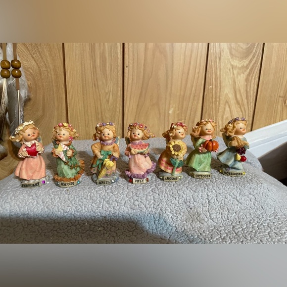 Accents | Charming Monthly Angel Figurines Set Multicolor 7 | Poshmark
